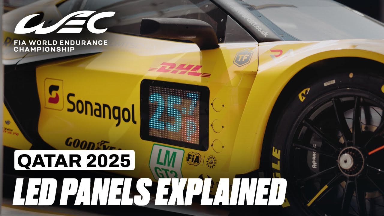 The New LED Panels Explained I 2025 1812 KM I FIA WEC - YouTube