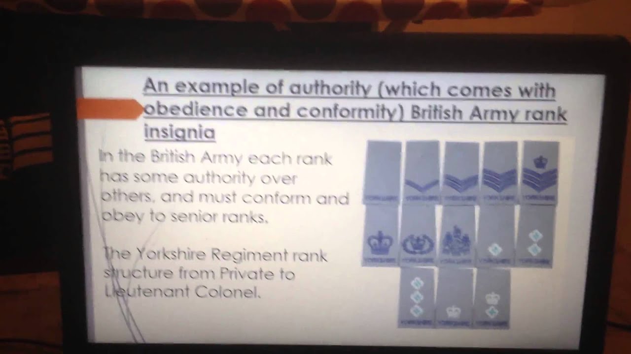 Understanding Discipline Assignment Conformity, Obedience and Authority ...