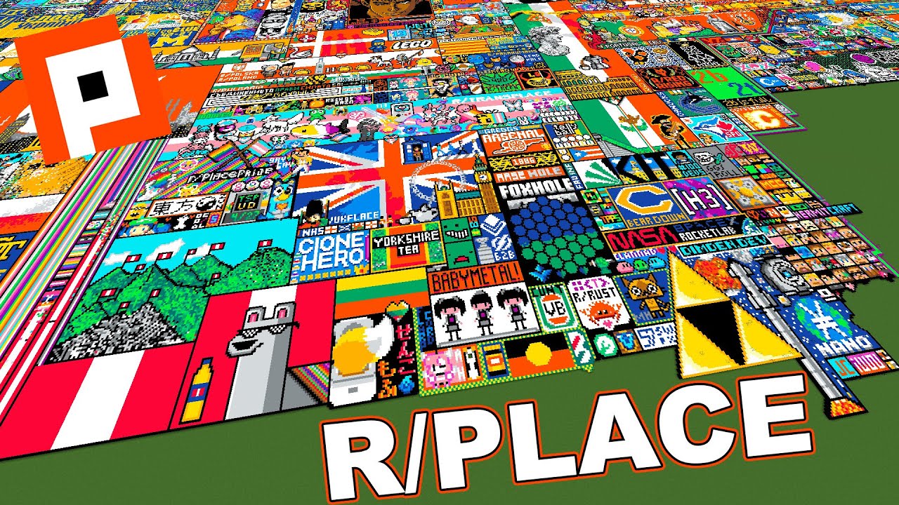 R/PLACE IN MINECRAFT #14 - YouTube