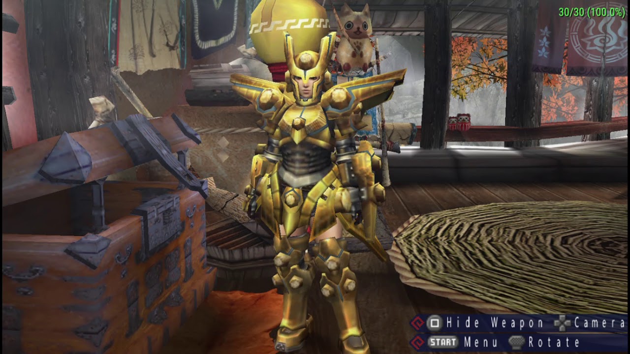 MHP3RD: Uragaan Armor Set/Gunner - YouTube