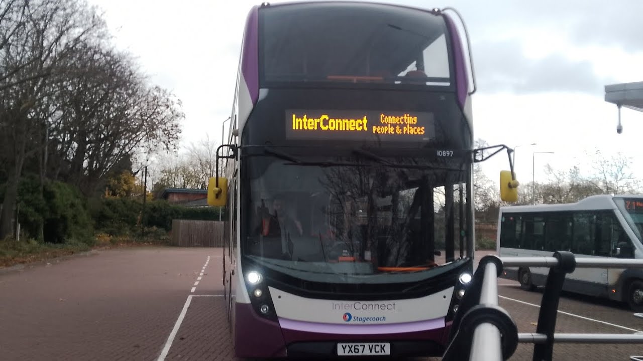 Retford bus station ADL Enviro 400 MMC 10897 - YouTube