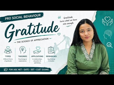 Gratitude • Pro-social behaviour •Positive Psychology #psychology # ...