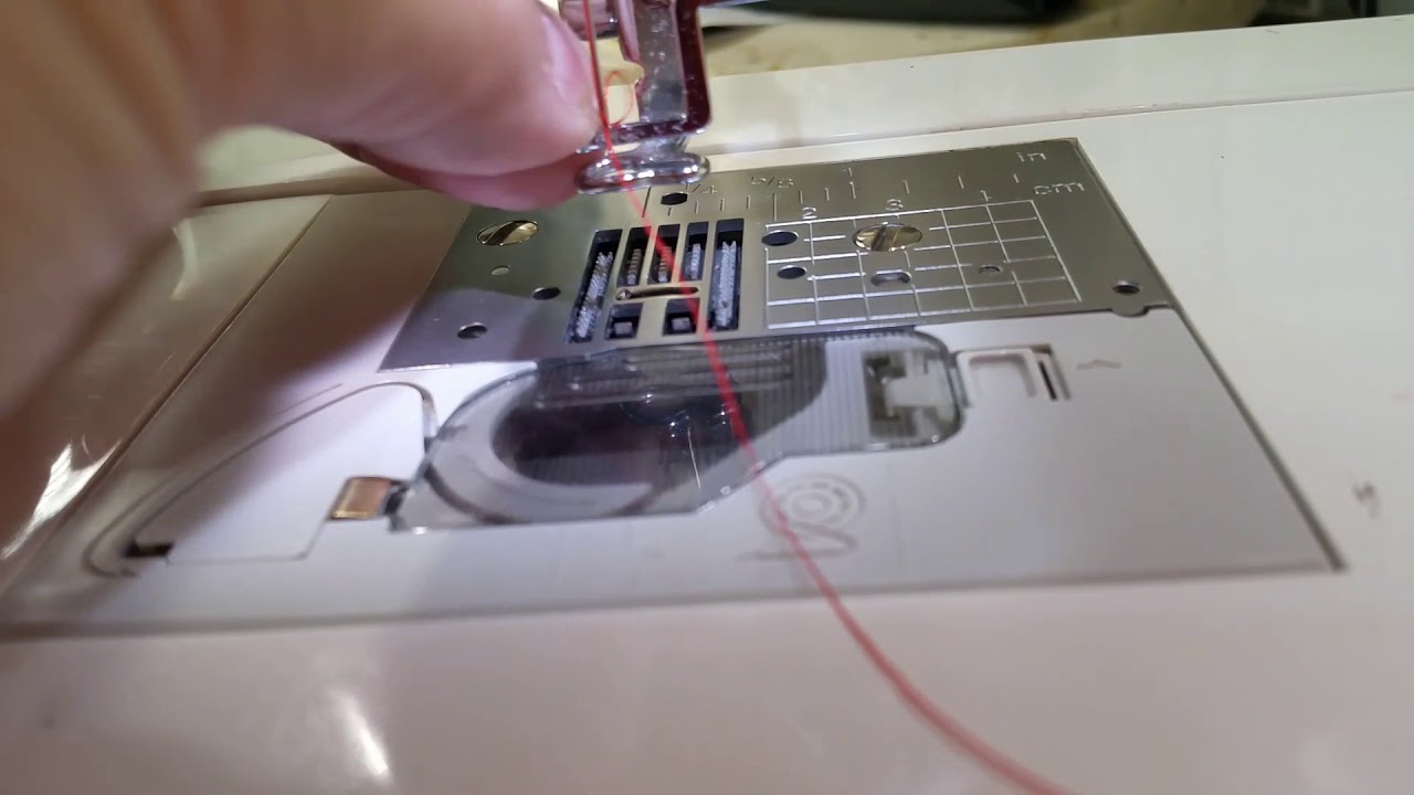 Brother Duetta 4500d auto needle threading 08/17/2017 - YouTube