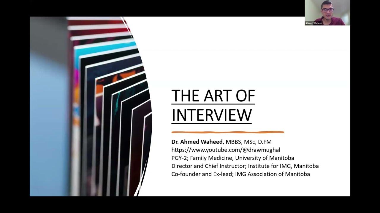 The Art of Interview - CaRMS - YouTube