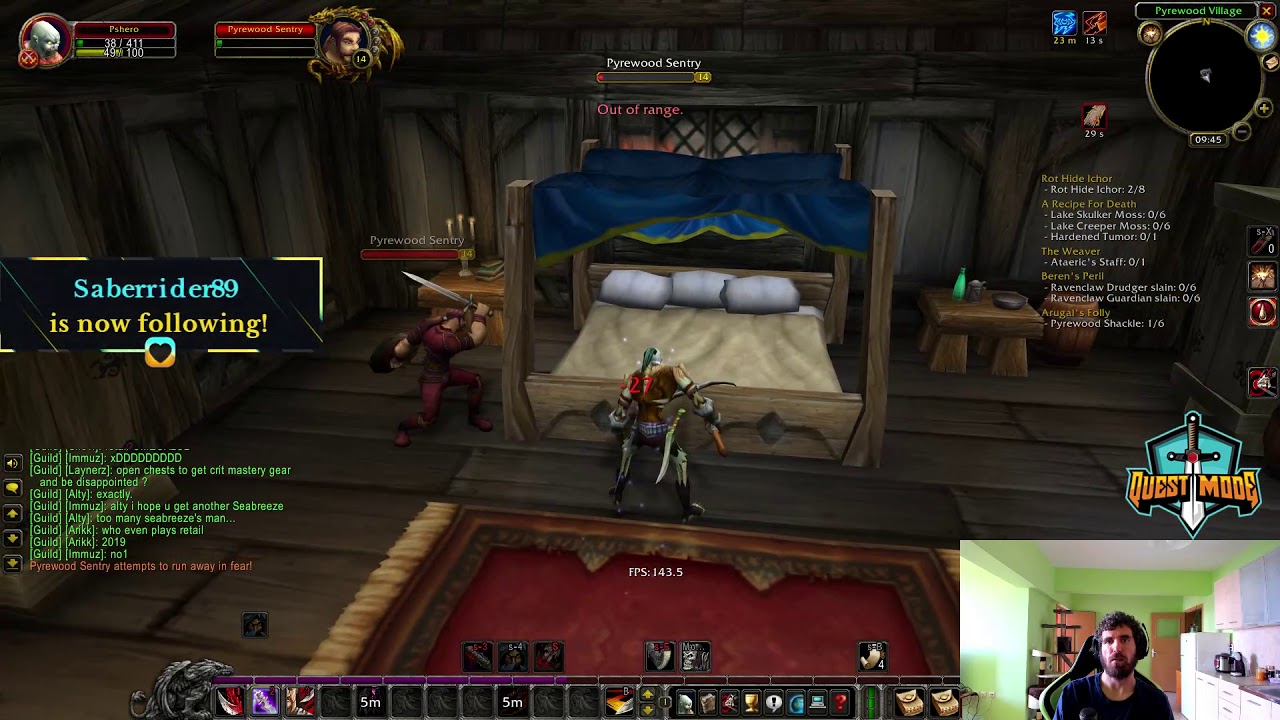 Pshero - Leveling - WoW Classic Day 2 - YouTube