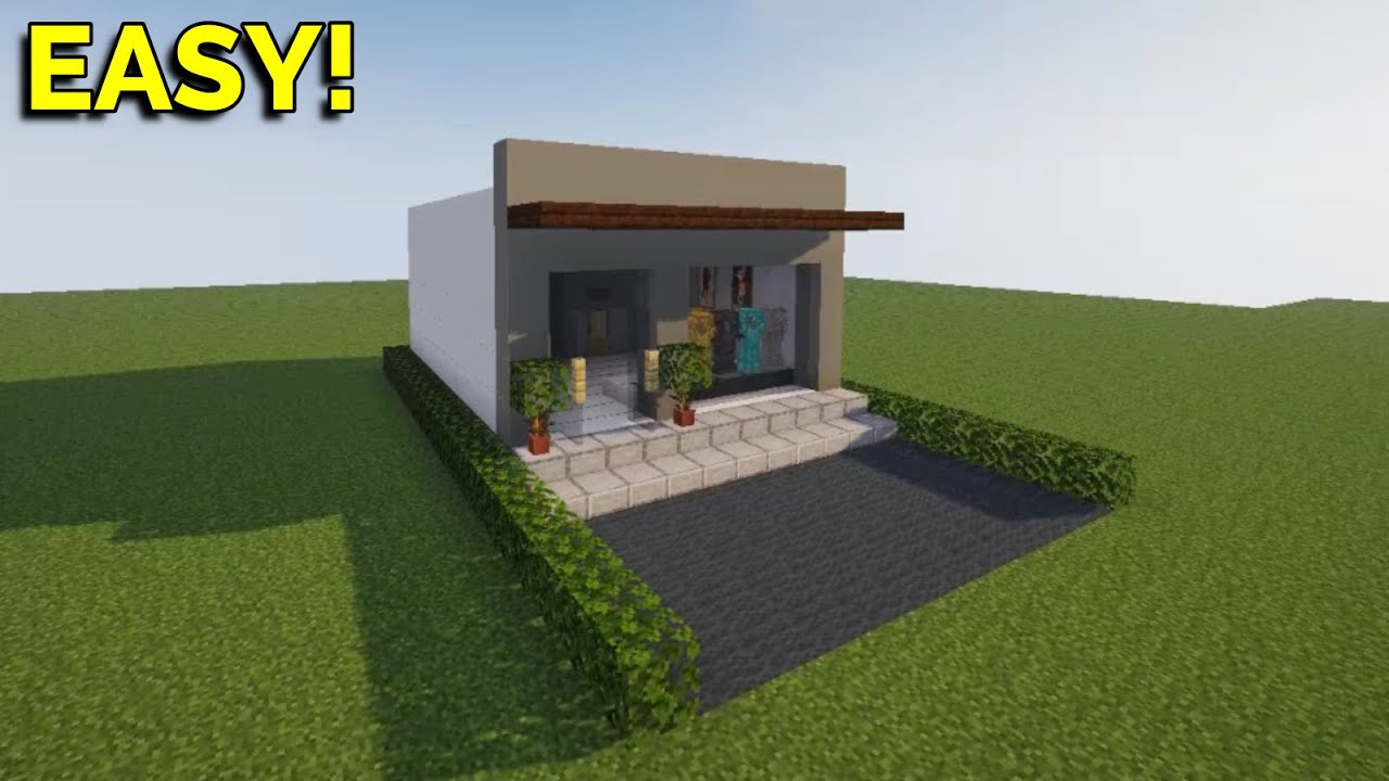 Minecraft : Cara Membuat Toko Baju Modern. - YouTube