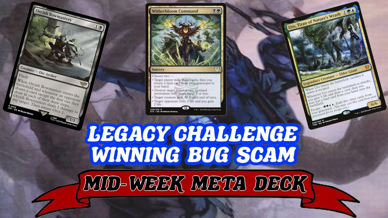 LEGACY CHALLENGE WINNING BUG SCAM DECK! Sultai Grief - reanimate ...