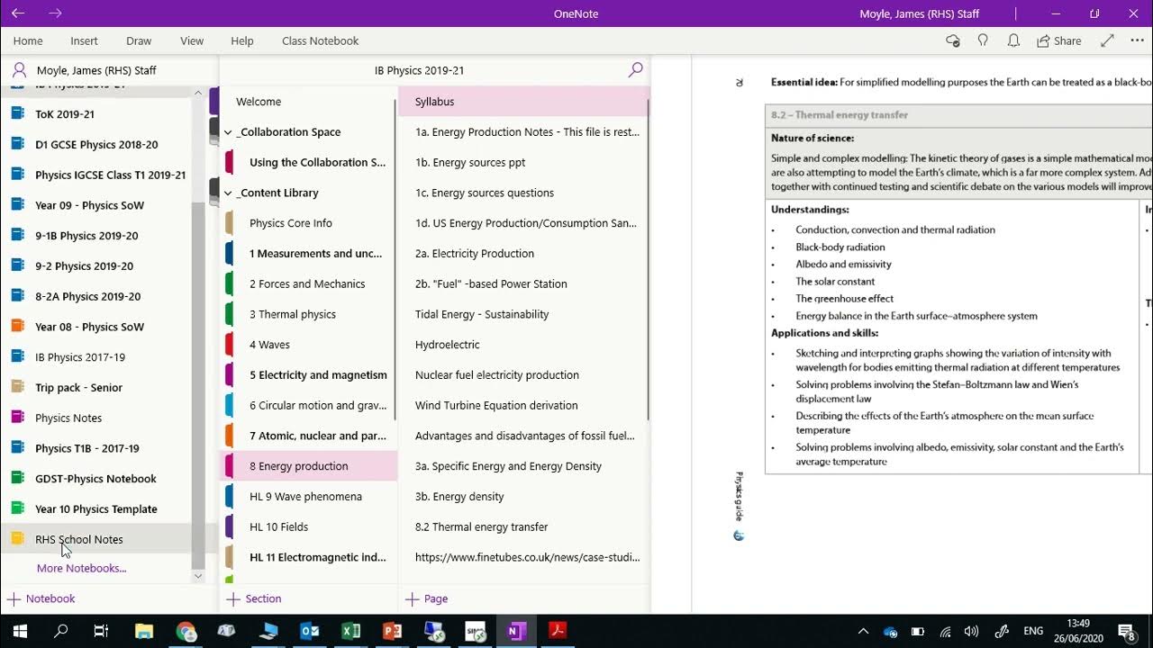 Saving School OneNote Folders to a Personal Microsoft Account - YouTube