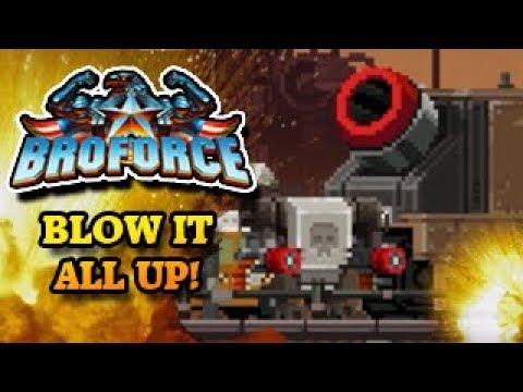 Let's Destroy A City! Broforce Custom Levels! - YouTube