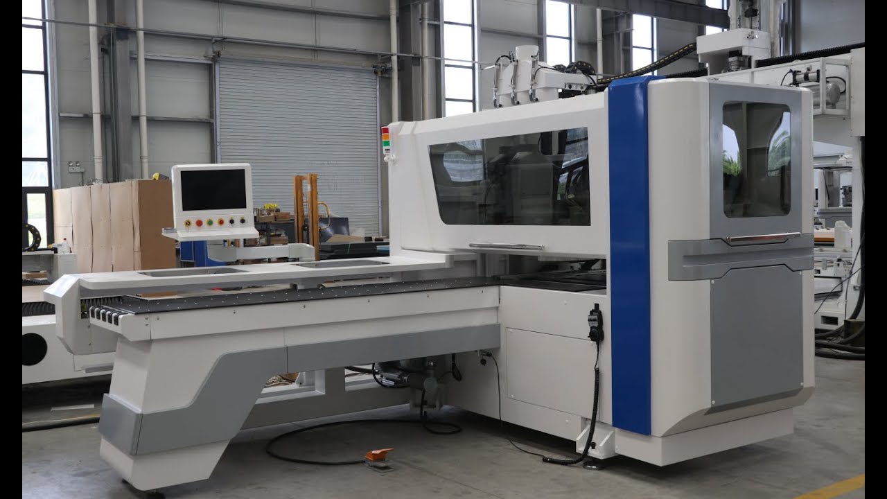 Blue elephant six side drilling machine Test video for Cyprus customer ...