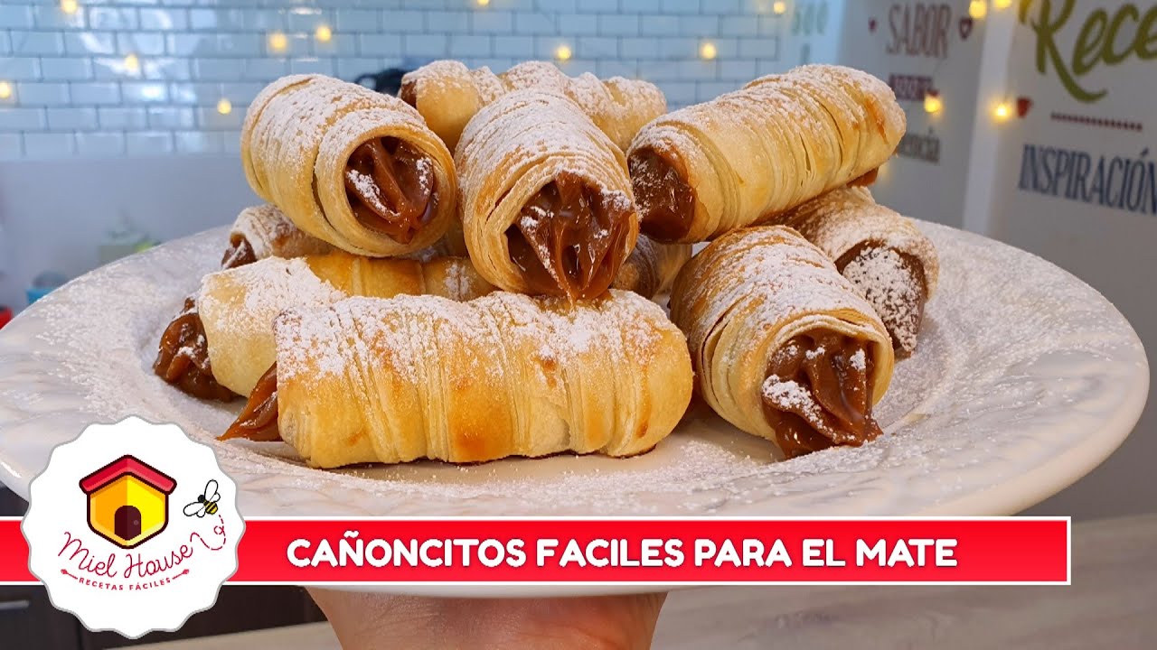 Cañoncitos de dulce de leche RECETA PARA PRINCIPIANTES - YouTube