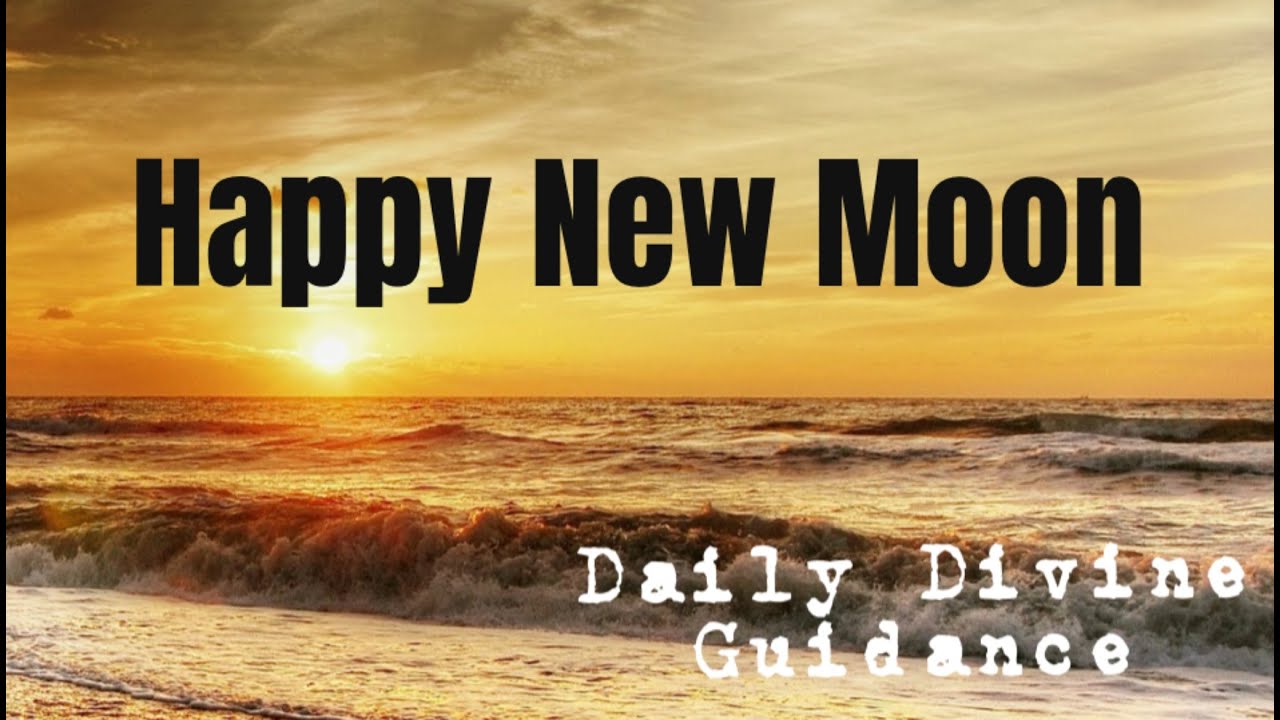😇HAPPY NEW MOON😇DAILY DIVINE GUIDANCE😇 - YouTube