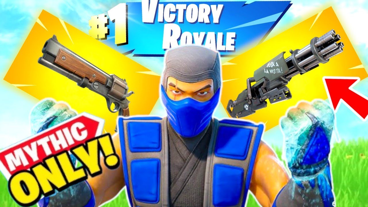 Twin Prodigy's Do The *MYTHIC* Weapon Only Challenge In Fortnite ...