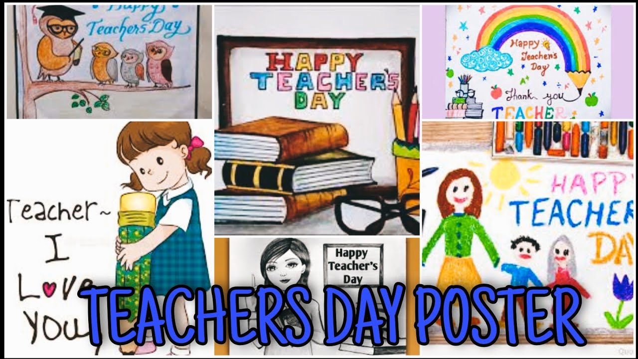 Teachers Day poster | Teachers Day poster Making Ideas 2021 - YouTube