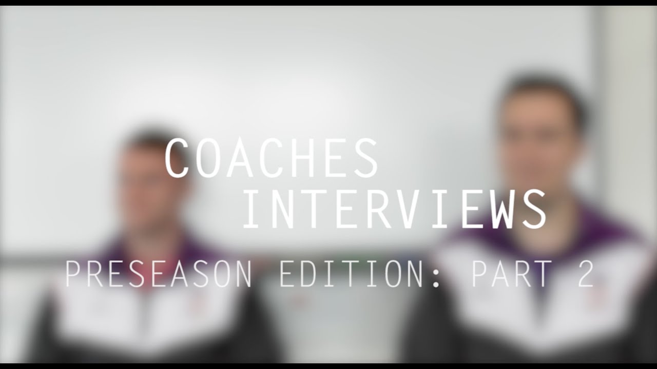 Coaches Interviews: Preseason Edition # 2 - YouTube