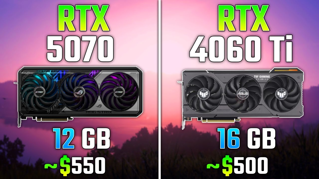 RTX 5070 vs RTX 4060 Ti | Test in 7 Games - YouTube