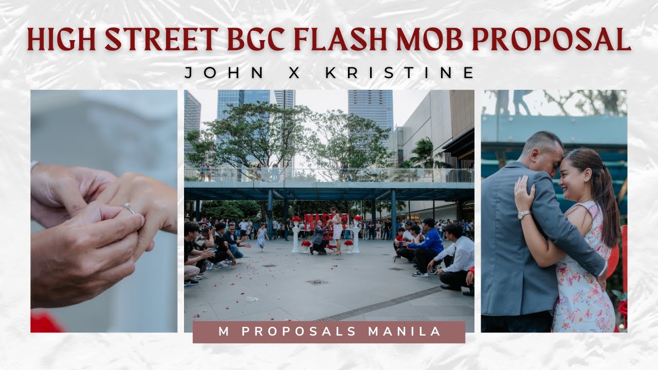 BGC Flash Mob Proposal | Wedding Proposal | M Proposals MNL | Manila, Philippines - YouTube
