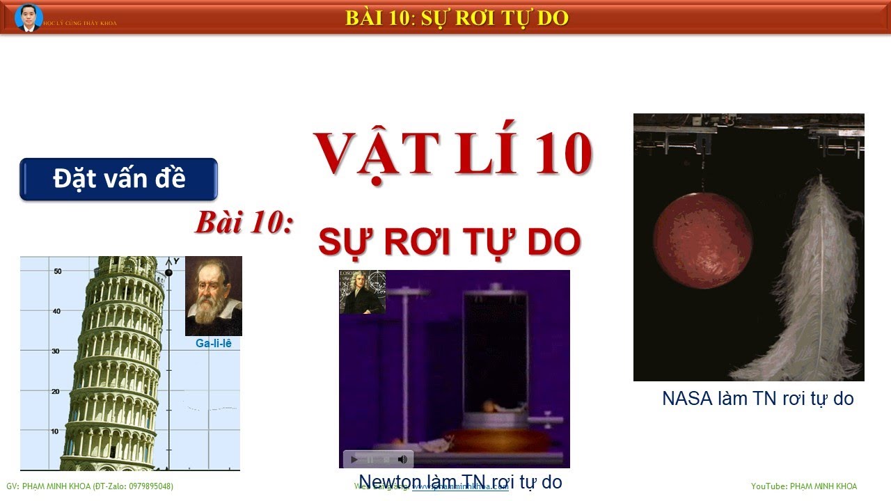 Bài 10 Sự rơi tự do - YouTube