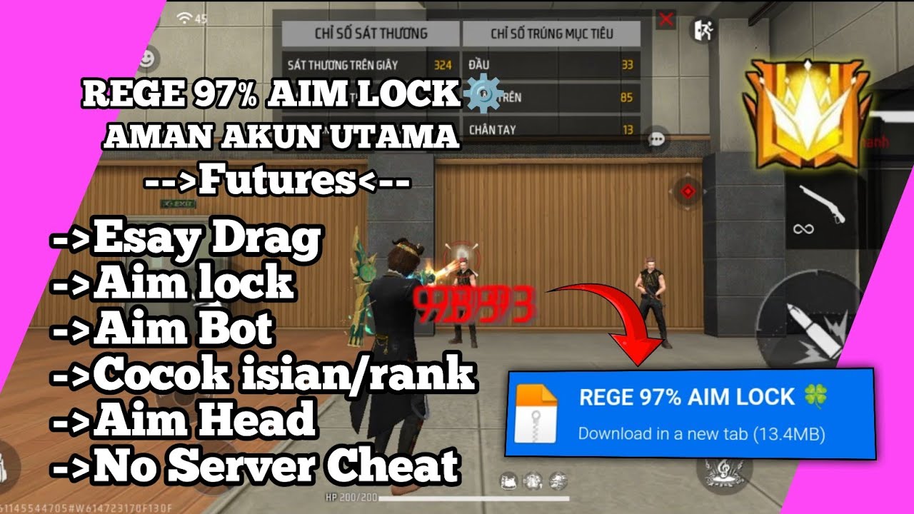 REGE 97% AIM LOCK⚙️📱 FREE FIRE| ESAY DRAG | AIM LOCK | AIM TRICK | ANTI ...