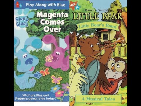 Opening to Blue's Clues: Magenta Comes Over and Little Bear: Little ...