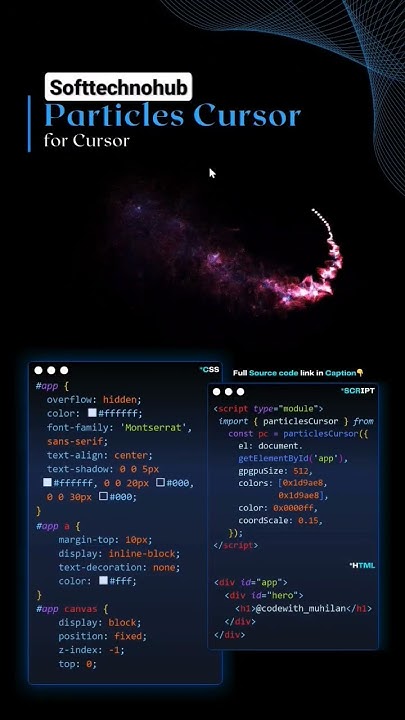 Magic Cursor 👩🏻‍💻⏳ Javascriptengineer Javascripttutorial Javascript