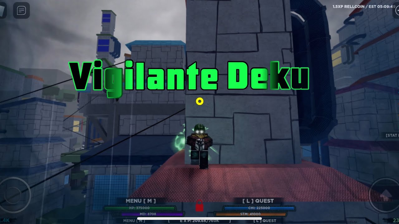 Vigilante deku build gets you FREE wins(shindo life) - YouTube