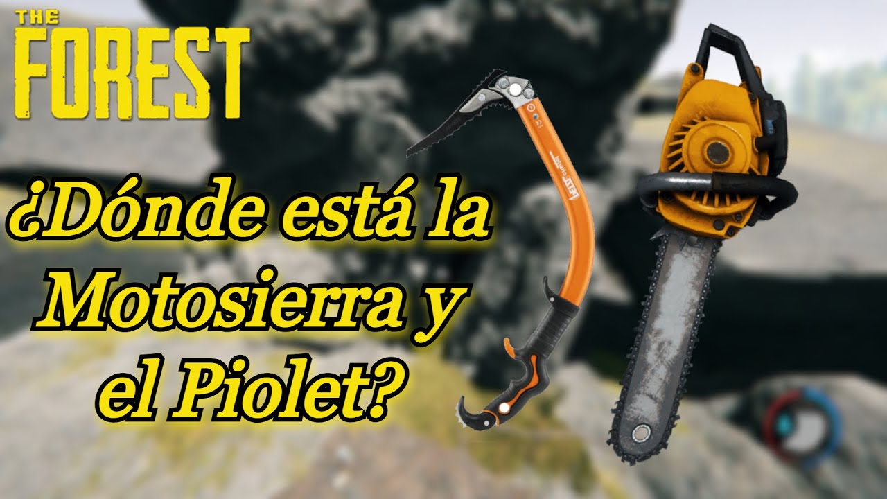 The Forest | ¿Dónde conseguir la Motosierra y el Piolet? | Guía #3 ...