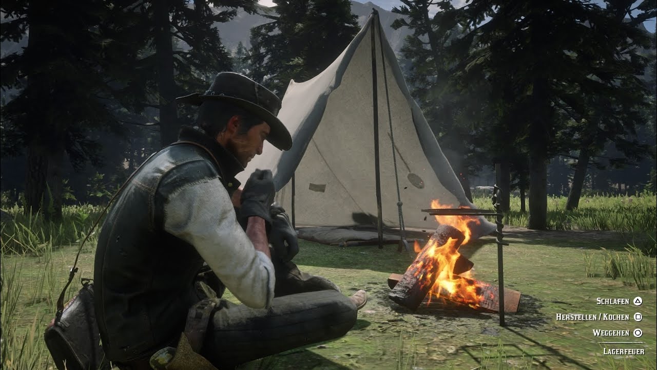 Red Dead Redemption 2 Campfire ASMR 🔥 Relax & Sleep - YouTube