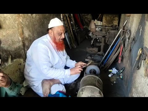 लुहारी काम, blacksmith work at Anjar kutch, kutchi Lohar vadha Aziz ...