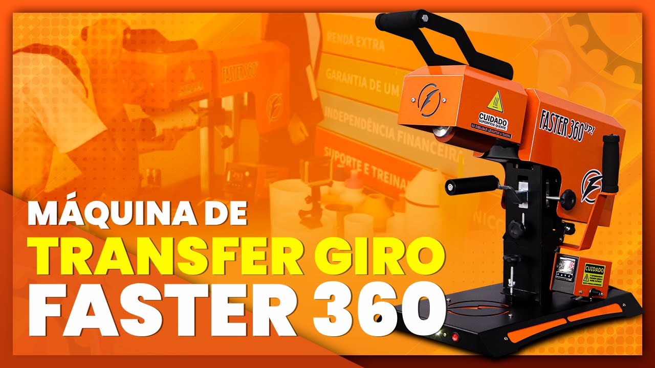 MÁQUINA DE TRASFER GIRO - FASTER 360 | MAQ SOLUÇÕES - YouTube