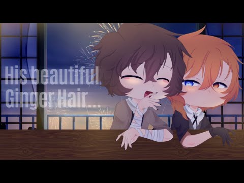 "His beautiful ginger hair..." | Blue Hair | Meme | Soukoku | Chuuya ...
