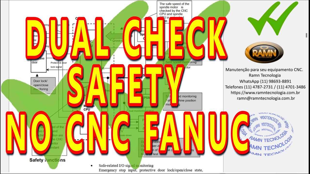 Dual check safety no CNC FANUC - YouTube
