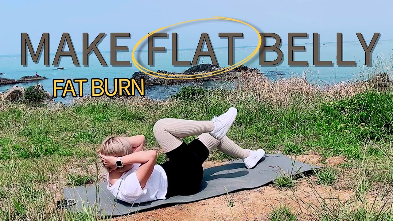MAKE FLAT BELLY 🔥Lower + Upper ab Fat burn exercise in 10 min💯 ...