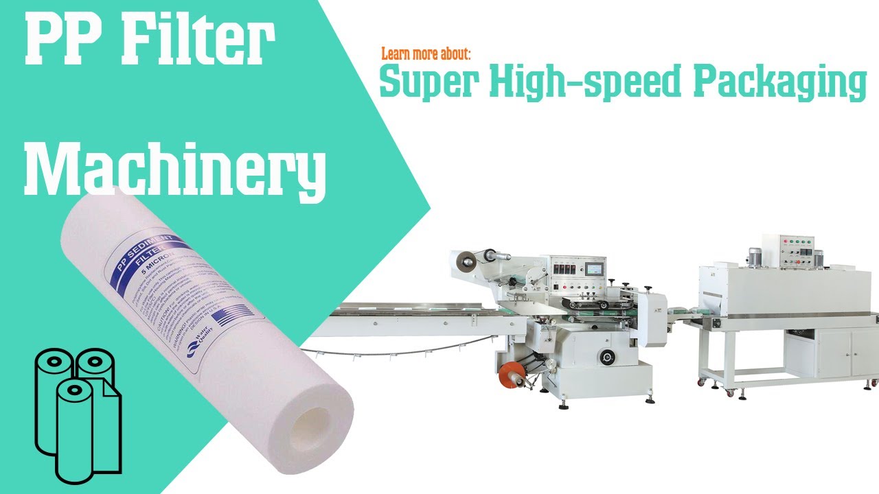 PP Filter machinery | water filter wrapping machine | high speed ...