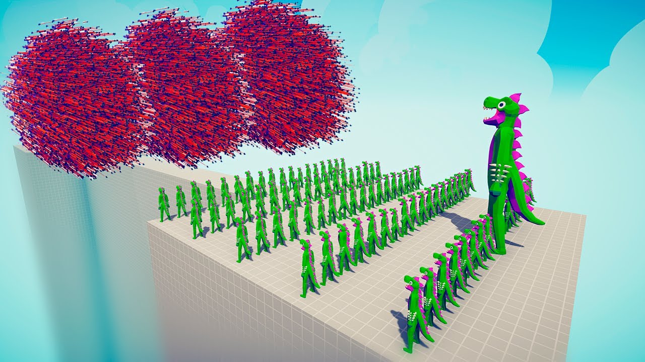 100x T-REX + GIANT vs EVERY GOD - Totally Accurate Battle Simulator ...