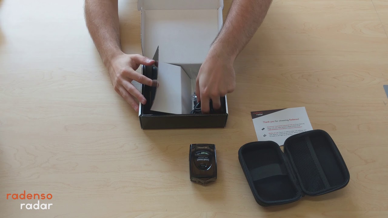 Radenso Pro M Radar Detector Unboxing Video - YouTube