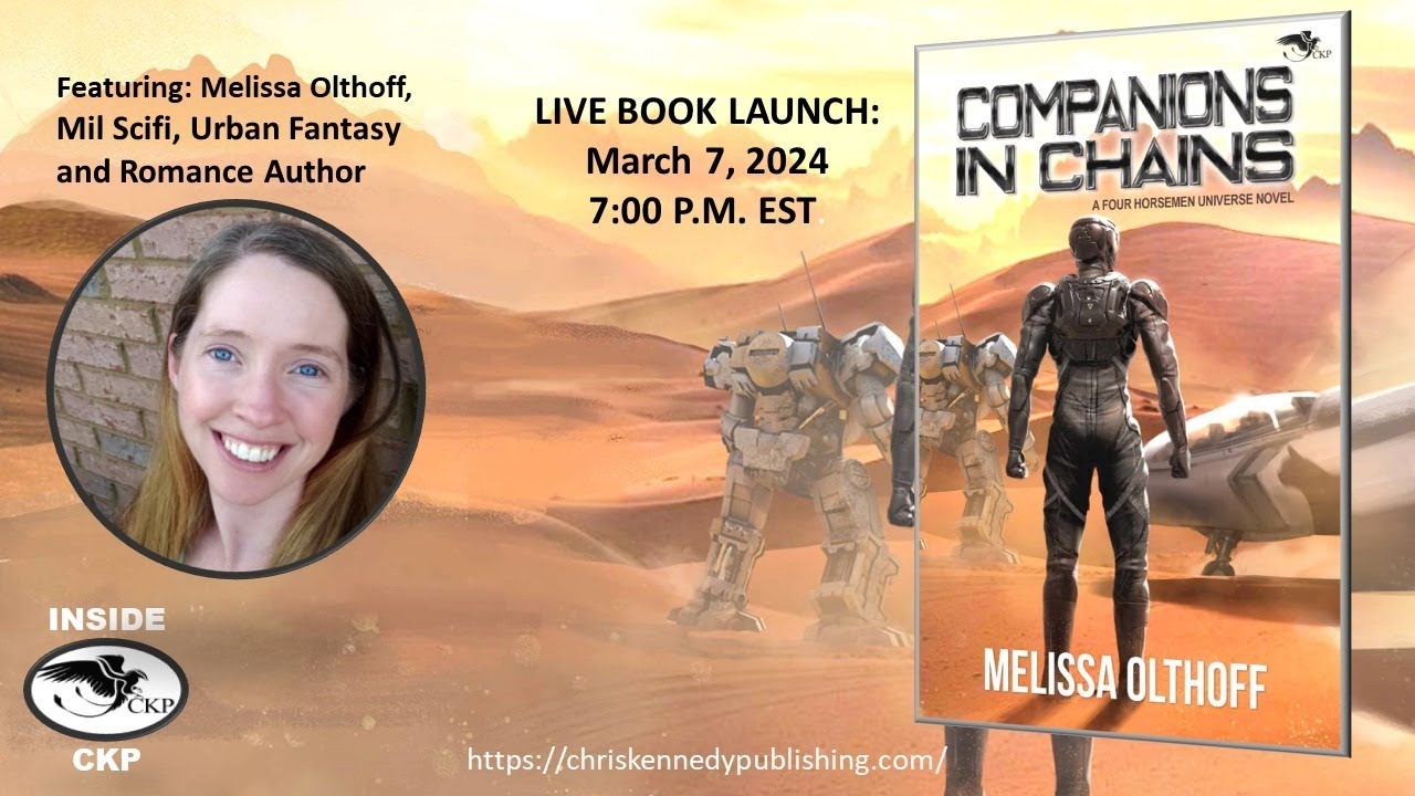Inside CKP S.3 Ep.1 LIVE BOOK LAUNCH! “Companions In Chains” by Melissa Olthoff - YouTube