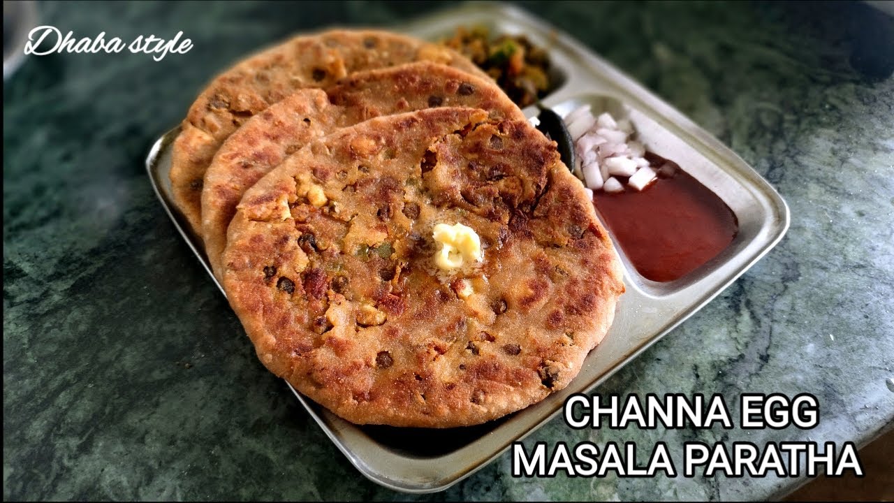 #food Egg channa masala paratha #Dhaba style#bharwa masala - YouTube