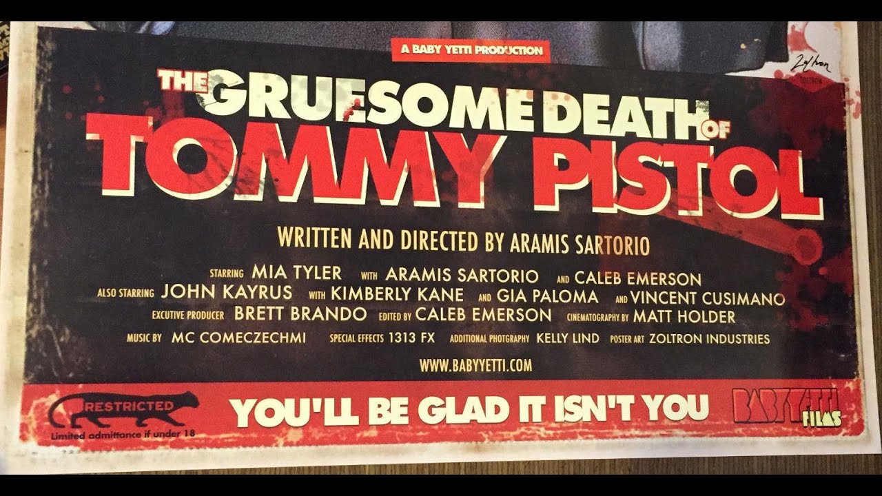 The Gruesome Death of Tommy Pistol (2010) #review - YouTube