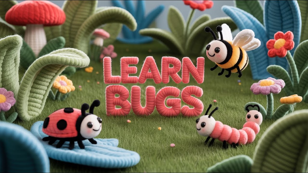 Learn FUN Bug Rhymes for KIDS | Learn Bug Name with videos |Educational ...