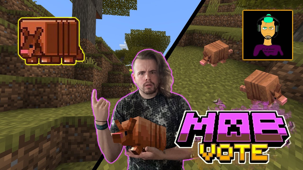 Vote For The Armadillo -Mob Vote 2023 - YouTube