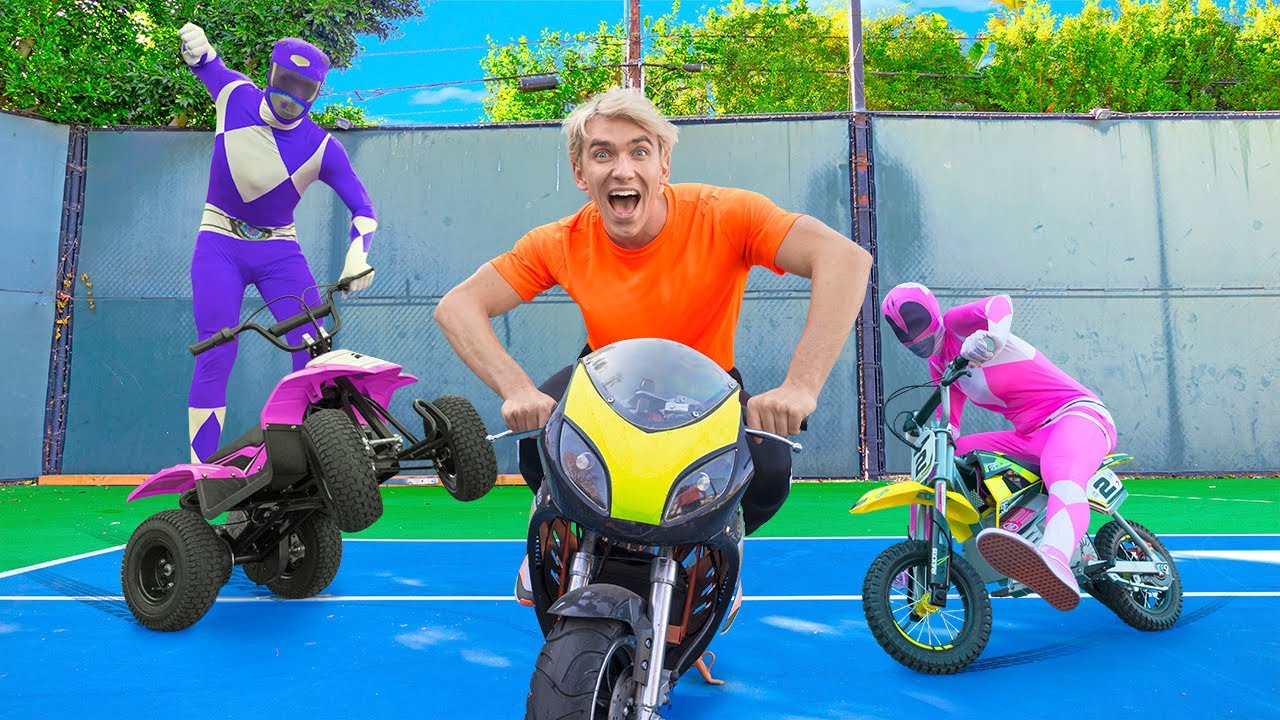 SPY NINJA TRAINING with POWER RANGERS to DEFEAT POND MONSTER!! - YouTube