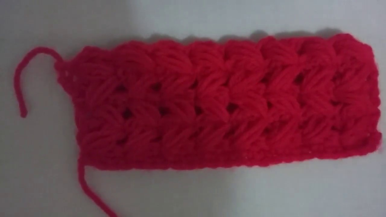 Ponto zig zag de croche - YouTube