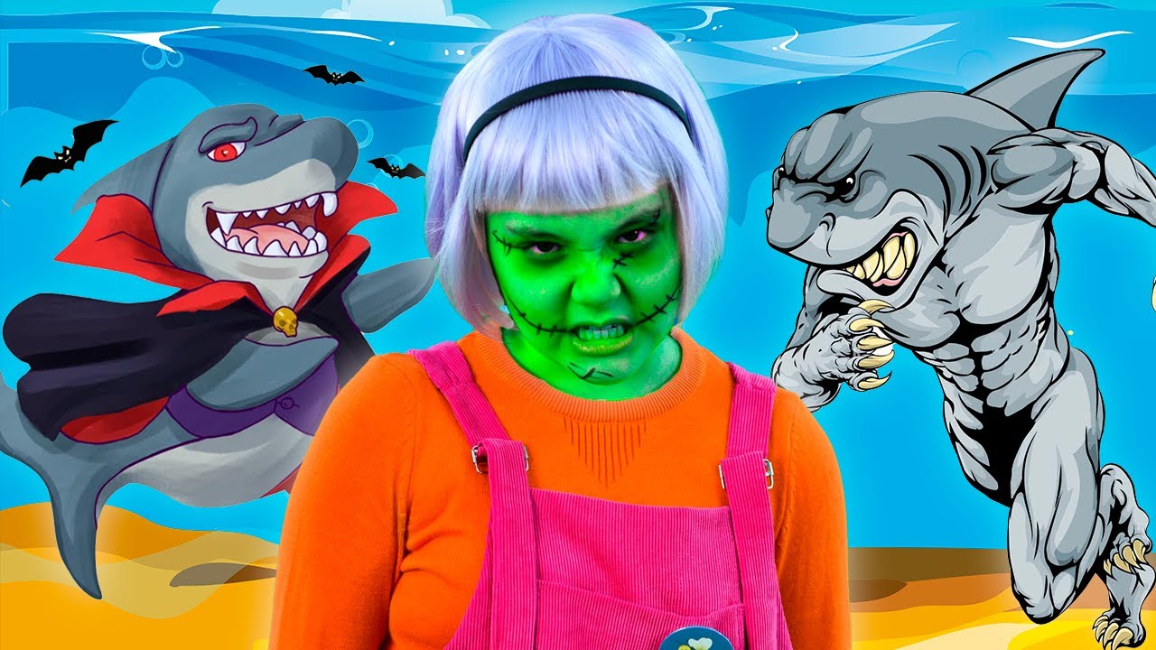 Tiburón Monstruo De Halloween | Hi Honey Español - YouTube
