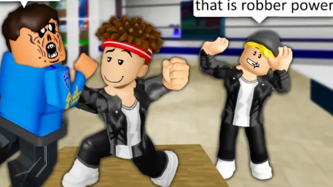 Brookhaven boboco becomes a robber (funniest moments) - YouTube