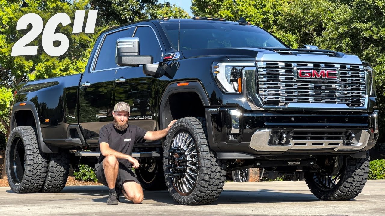 2024 GMC Denali Dually Overhaul: From Stock to Lifted with 26’’ Wheels ...