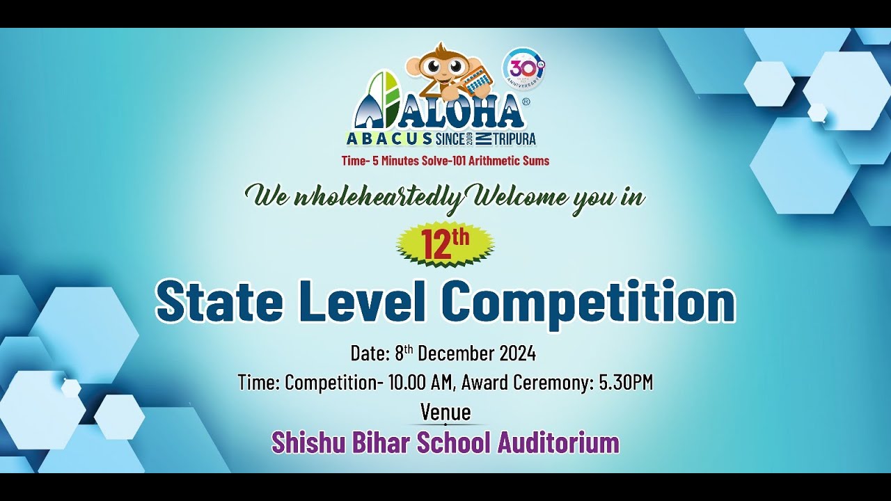 12th ALOHA State Level Competition 2024 - YouTube