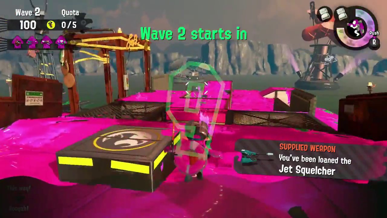 Splatoon 2 - Nintendo Switch Gameplay - Salmon Run - Marooner's Bay ...