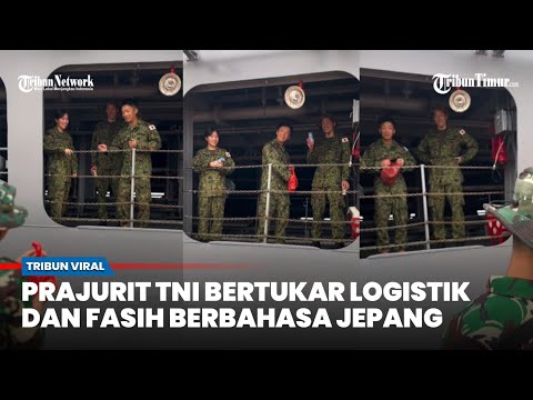 Prajurit TNI Ternyata Fasih Berbahasa Jepang saat Bertukar Logistik di Kapal Induk Bawa Chinook