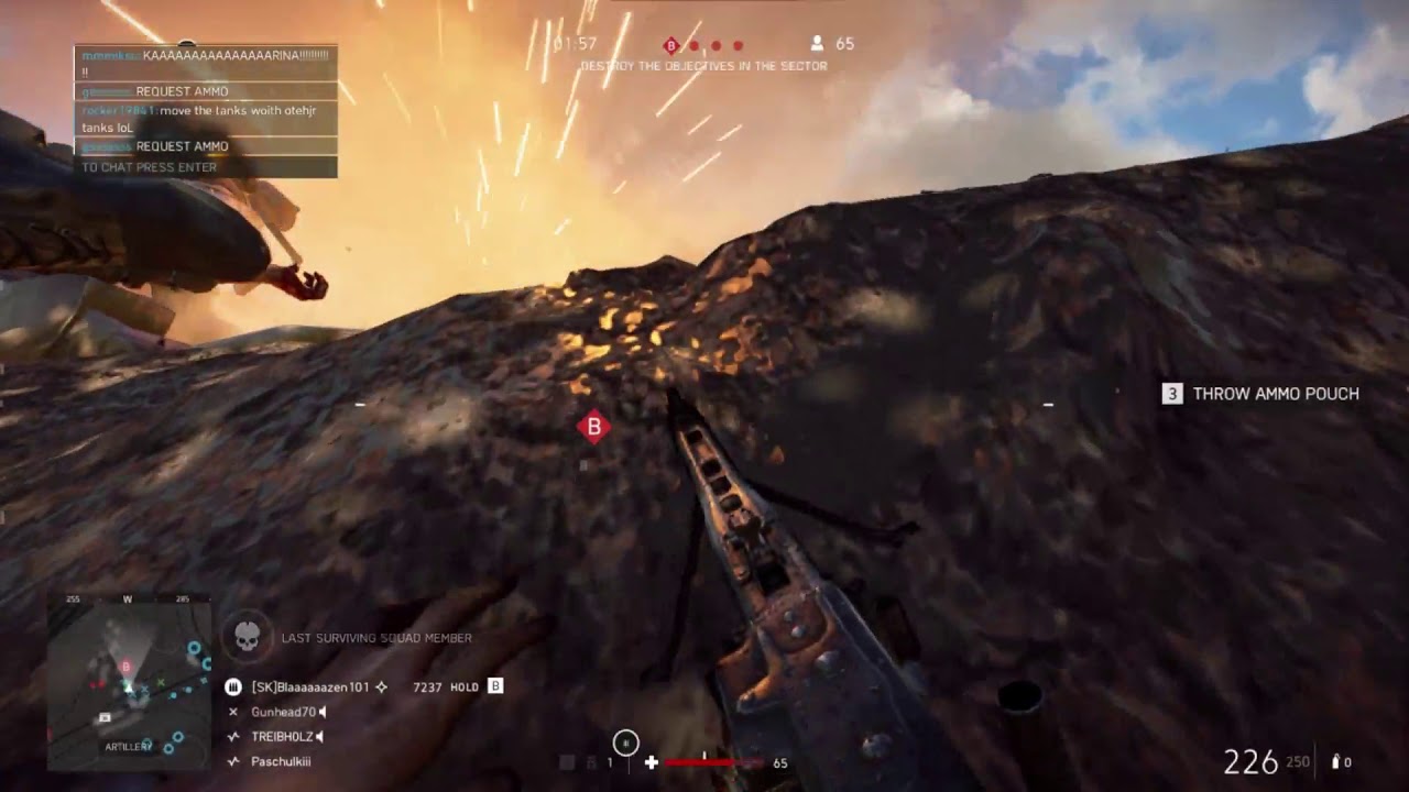 MG42 was really hungry - BFV - YouTube